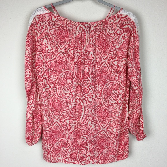 Chelsea & Theodore | Tops | Chelsea Theodore Lace Embroidered Long ...